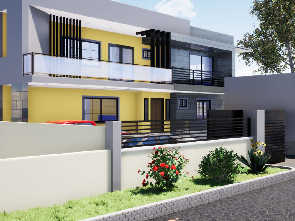 Morden Residential building plan | Upwork