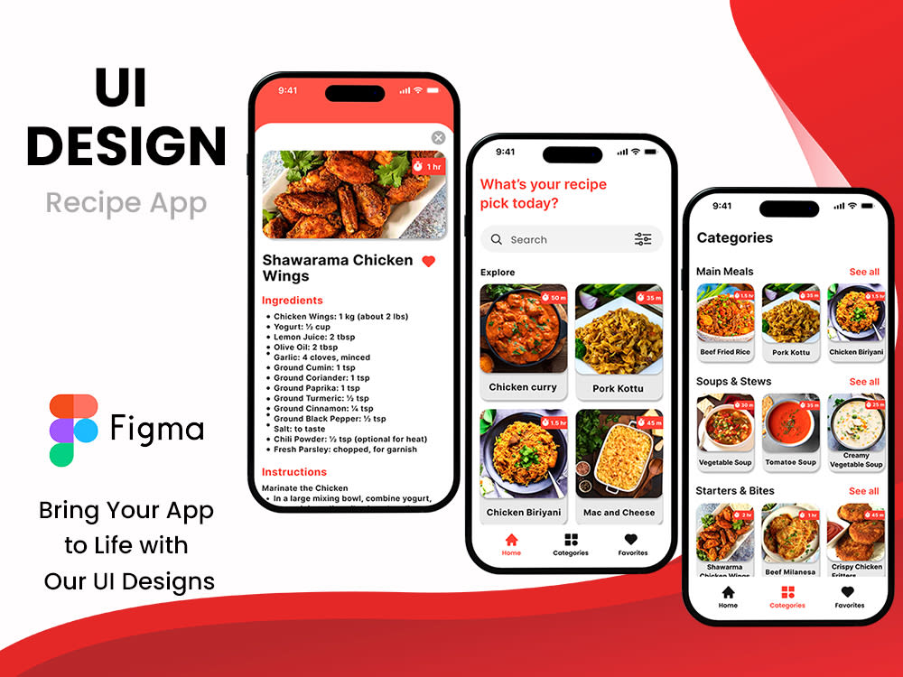 Modern mobile UI screens in Figma for your app | Upwork
