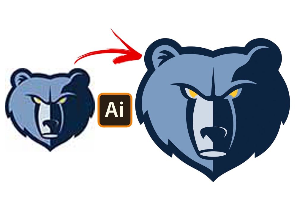 Manual Vector Tracing Vectorize Logo High Quality Vector, Raster to Vector | Upwork