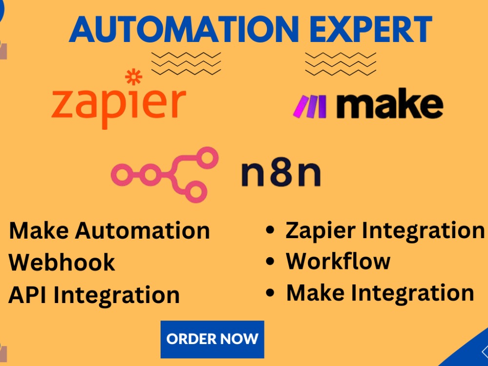 A fix on your Workflow Automation with N8n, Zapier, Make, Zapier errors fix | Upwork