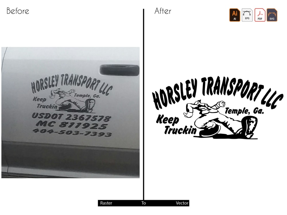 Vector tracing, convert image to vector, vectorize logo | Upwork