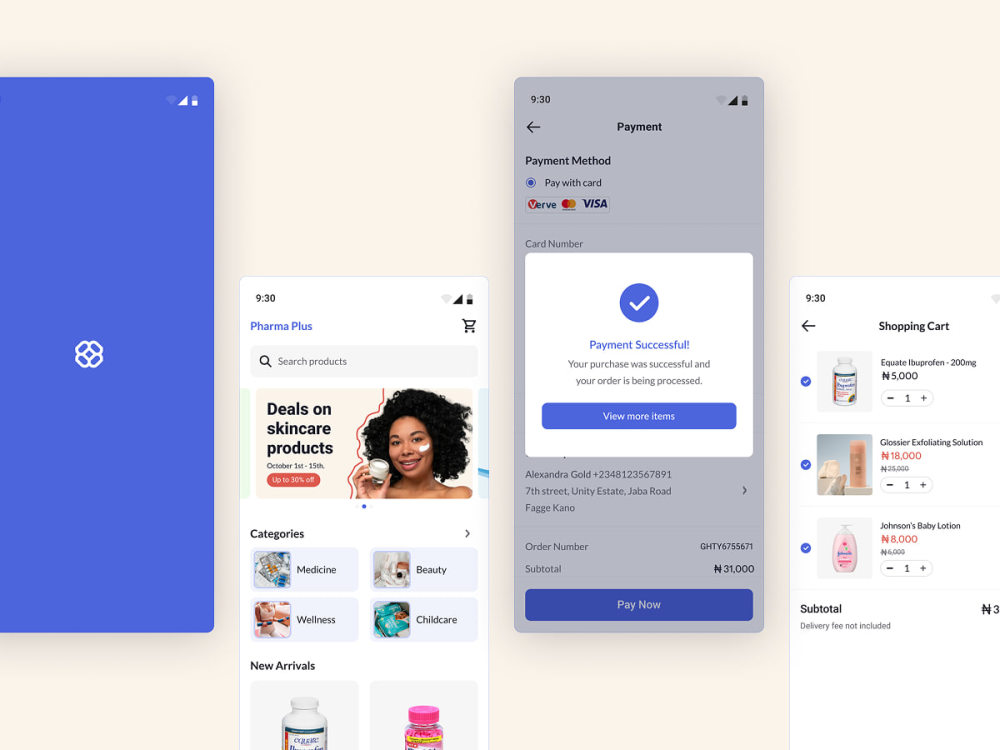 A custom Mobile App UI/UX design | Upwork