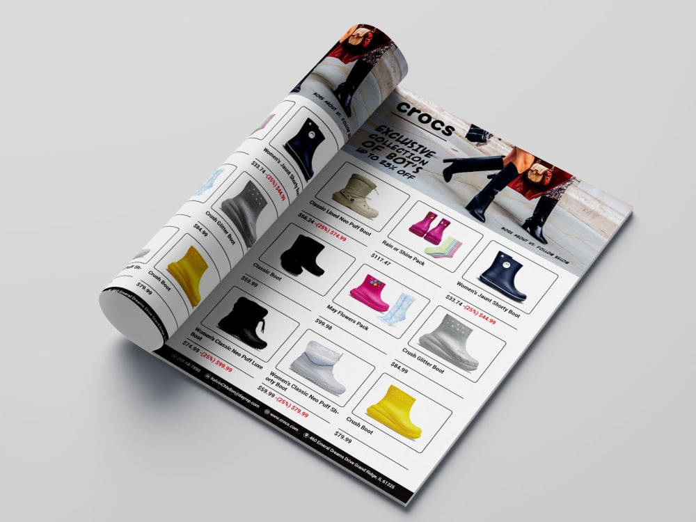 Sale product catalog flyer menu price list sell sheet catalogue cov ...