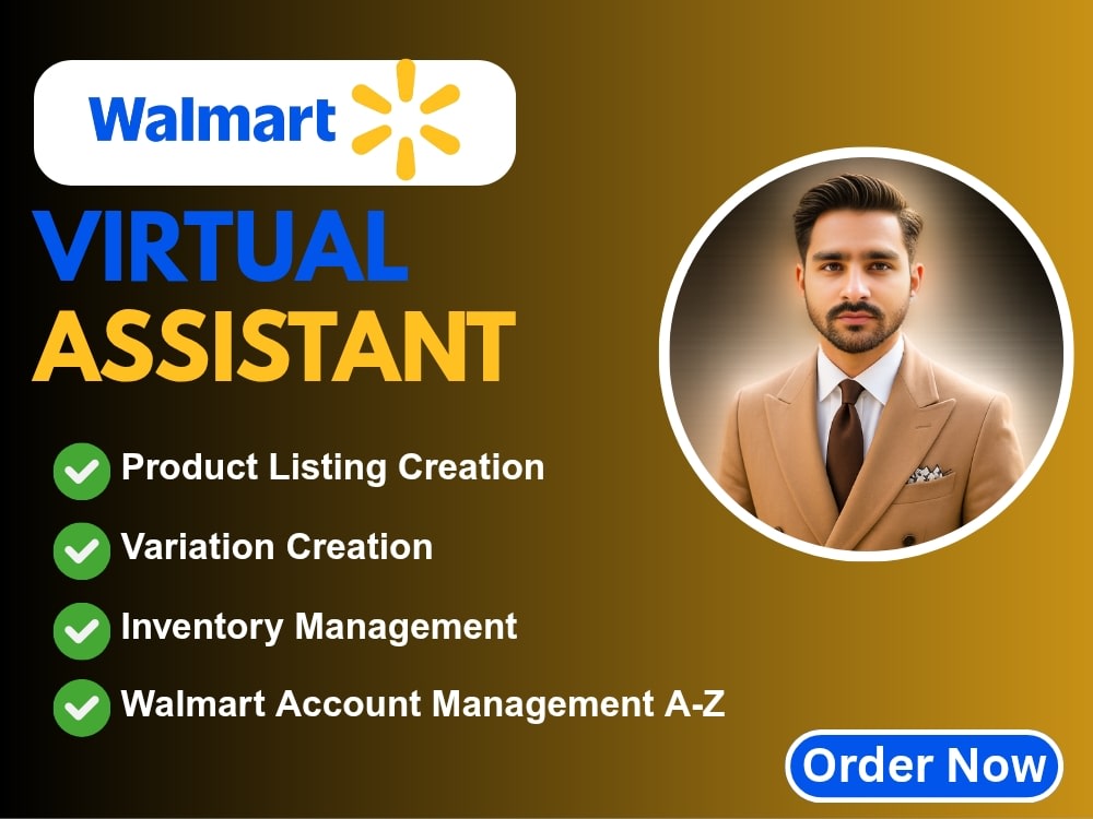 Walmart Virtual Assistant, walmart VA for A-Z account management | Upwork