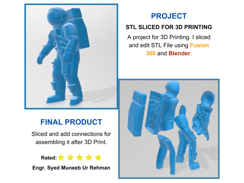 Edit/Modify, Resize/Scale and Split/Slice a DXF/STL/STEP FILE | Upwork