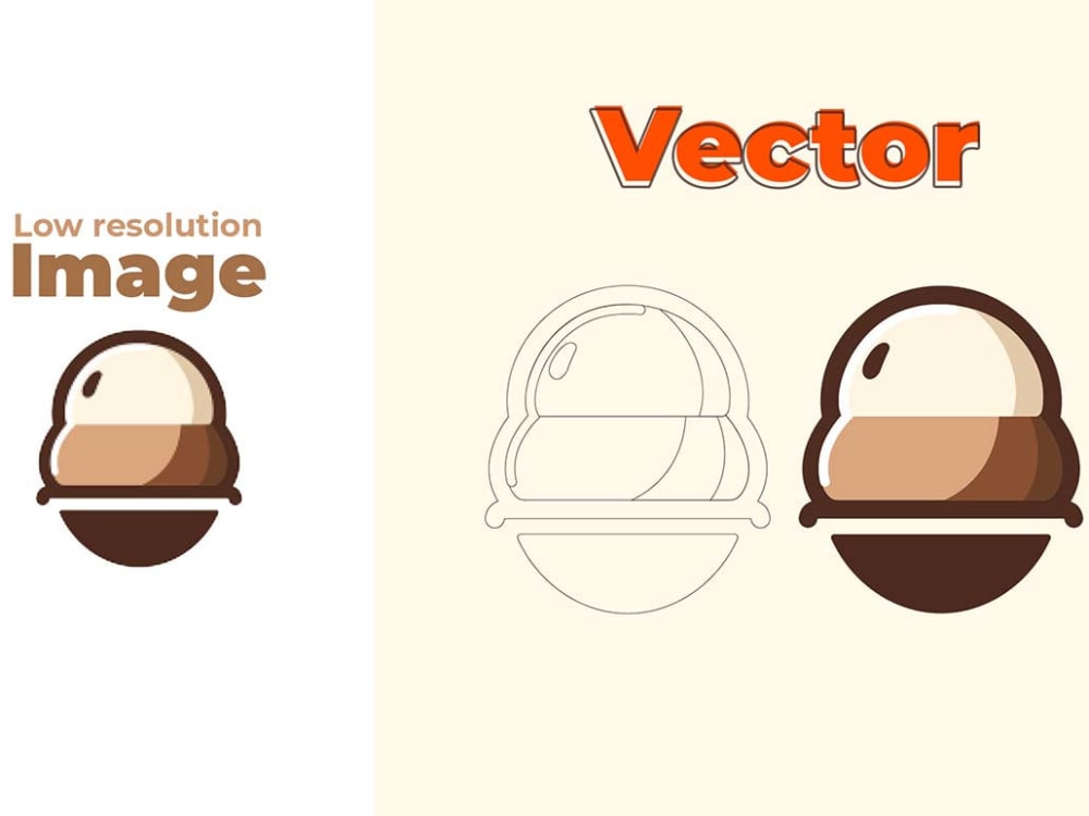 Recreated logo to vector, vector tracing, vectorized image | Upwork
