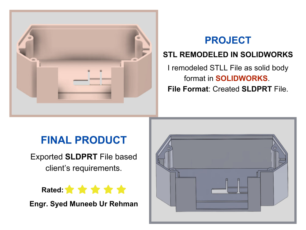 Edit/Modify, Resize/Scale and Split/Slice a DXF/STL/STEP FILE | Upwork