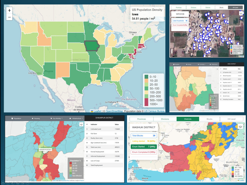 Custom Interactive Web Map for Data-Driven Insights | Data Storytelling ...