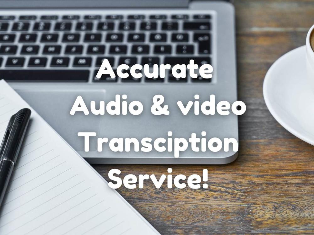 Your Audio or Video to Text with Timestamps – Clean & Accurate | Upwork