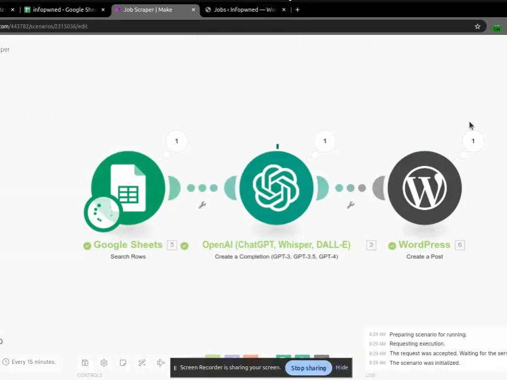 GPT powered N8N and Make.com automation workflows | Upwork