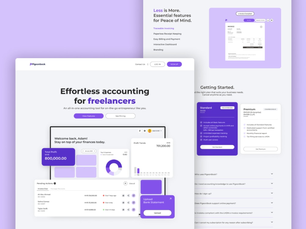 A functional and visually pleasing website design | Upwork