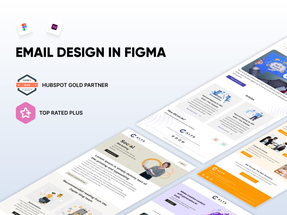 EMAIL DESIGN IN FIGMA | Upwork