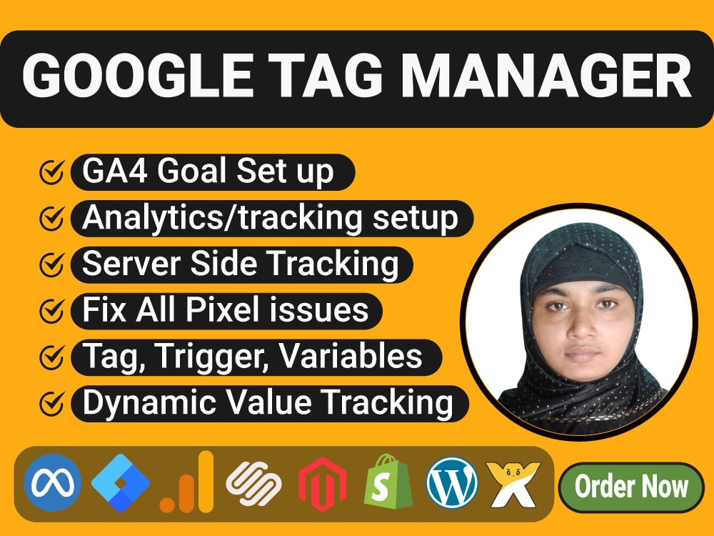Google Tag Manager Setup Optimize and Management for Pixel Ads Tracking ...