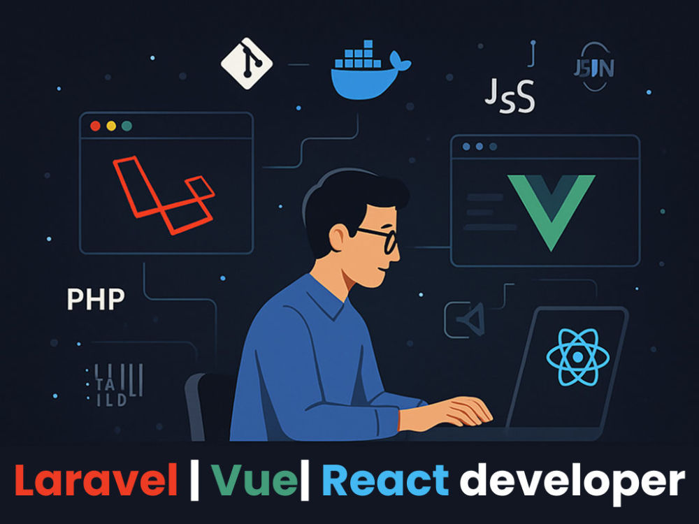 Full Stack Web App Development | Laravel, Livewire, Vue, React, Tailwindcss | Upwork