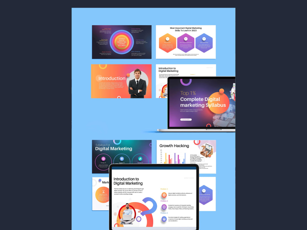 Redesign business presentation slides and make powerpoint animation ...