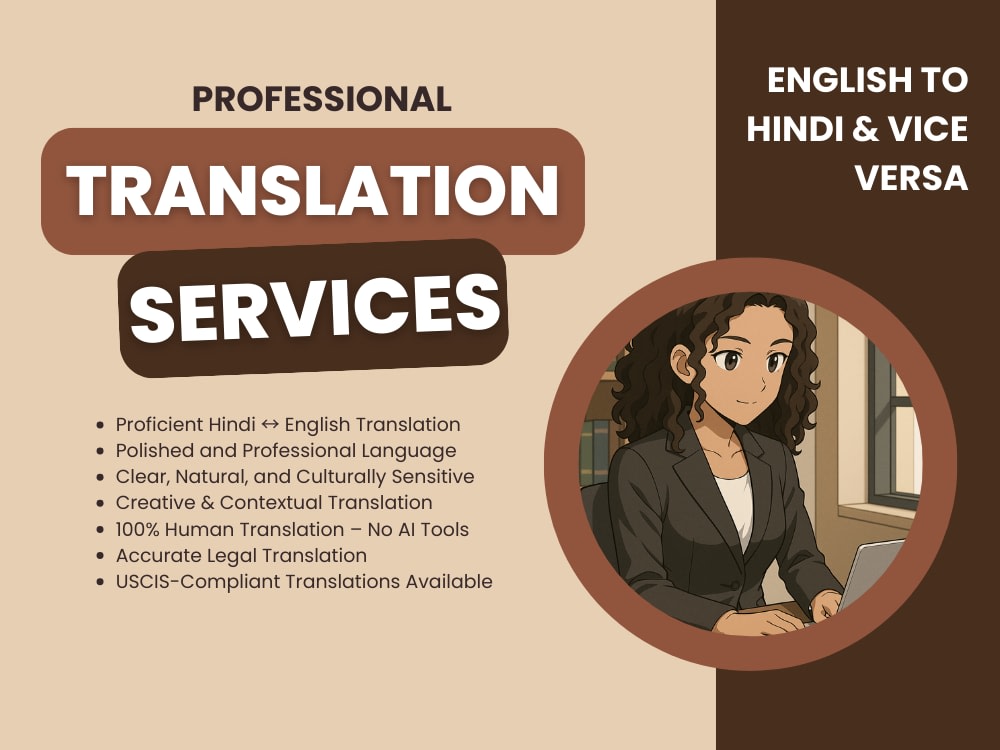 Accurate Hindi-English translation with native fluency | Upwork