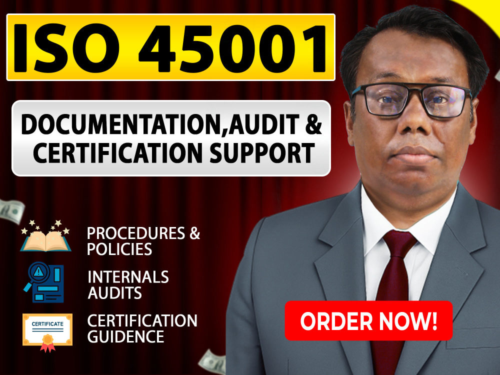 ISO 45001 Documents, Audit Prep & Certification Support | Upwork