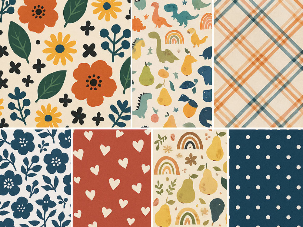 Custom Fabric Pattern Design – Seamless, DTF, Vector & Print-Ready | Upwork