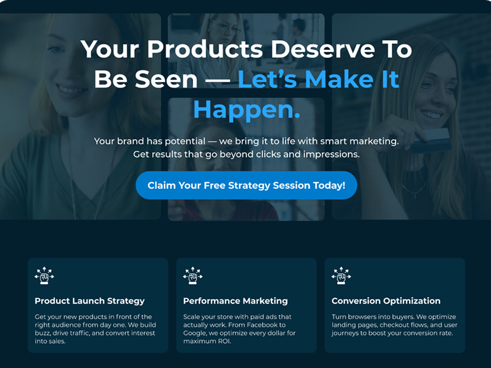 Modern, High-Converting Landing Page Design in Figma | Upwork