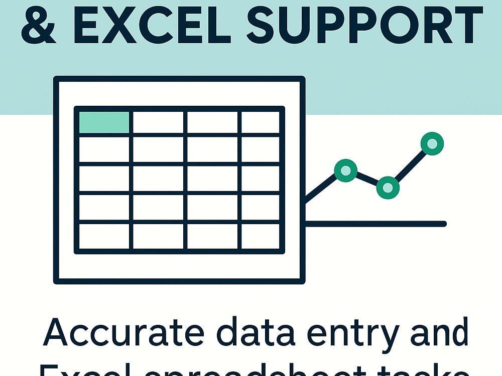 Accurate Data Entry & Excel Spreadsheet Tasks – Up to 500 Rows | Upwork