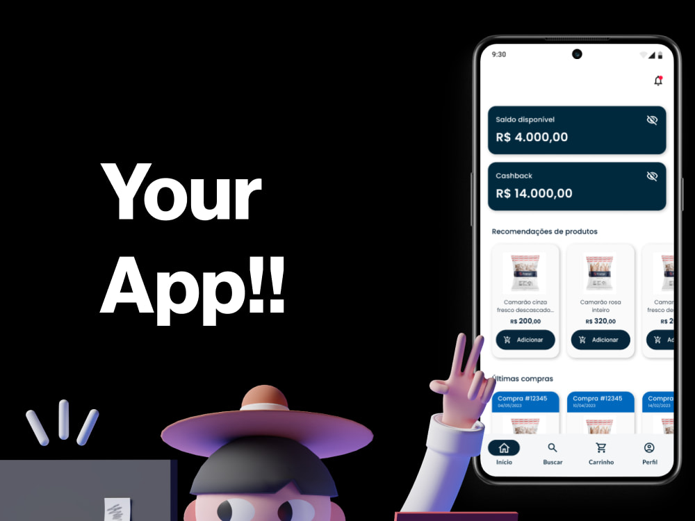 Full App UX/UI Design – From Idea to Handoff | Upwork