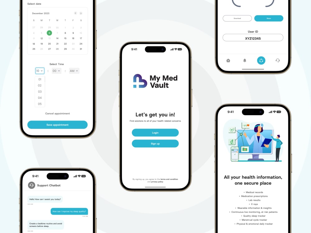 UX Research, User Flows, UX Wireframes, Feature Definition and Mockup ...