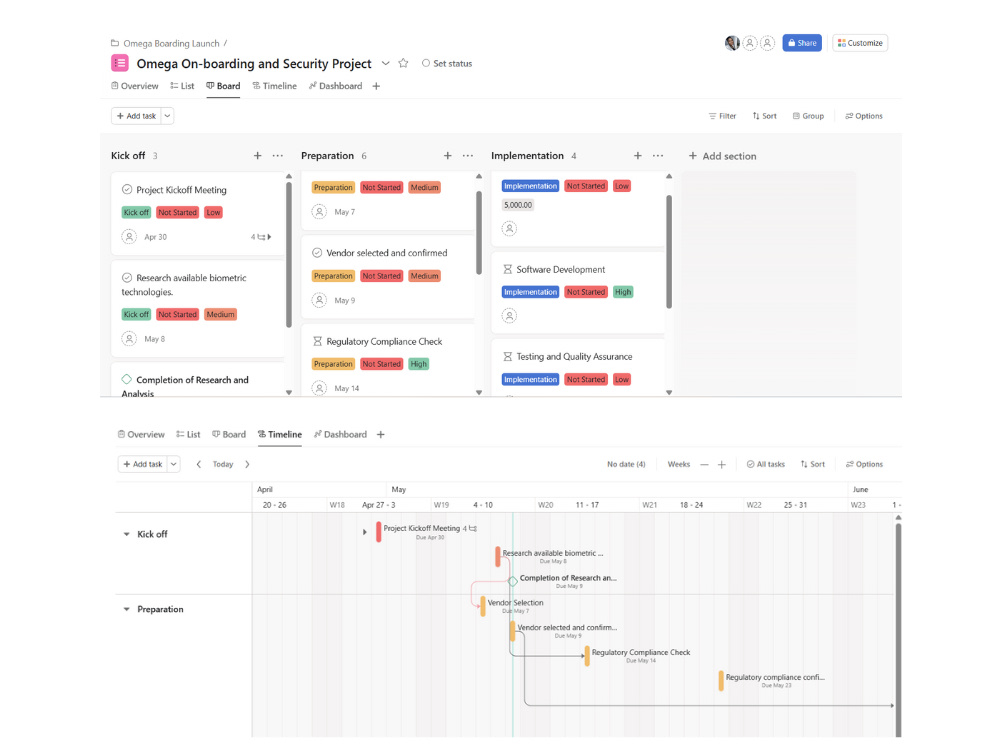 Asana Workspace and Expert Assistance | Upwork