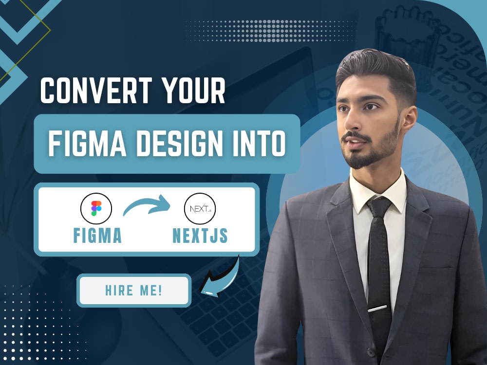 A Responsive Figma into Next.js UI from PSD, Sketch, Figma using Tailwind. | Upwork