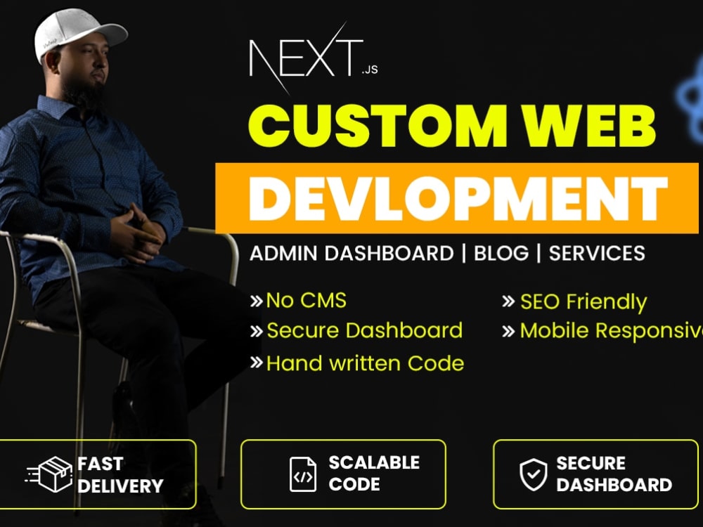 Custom Full-Stack Web App Development | Responsive Website, React, Next.js | Upwork