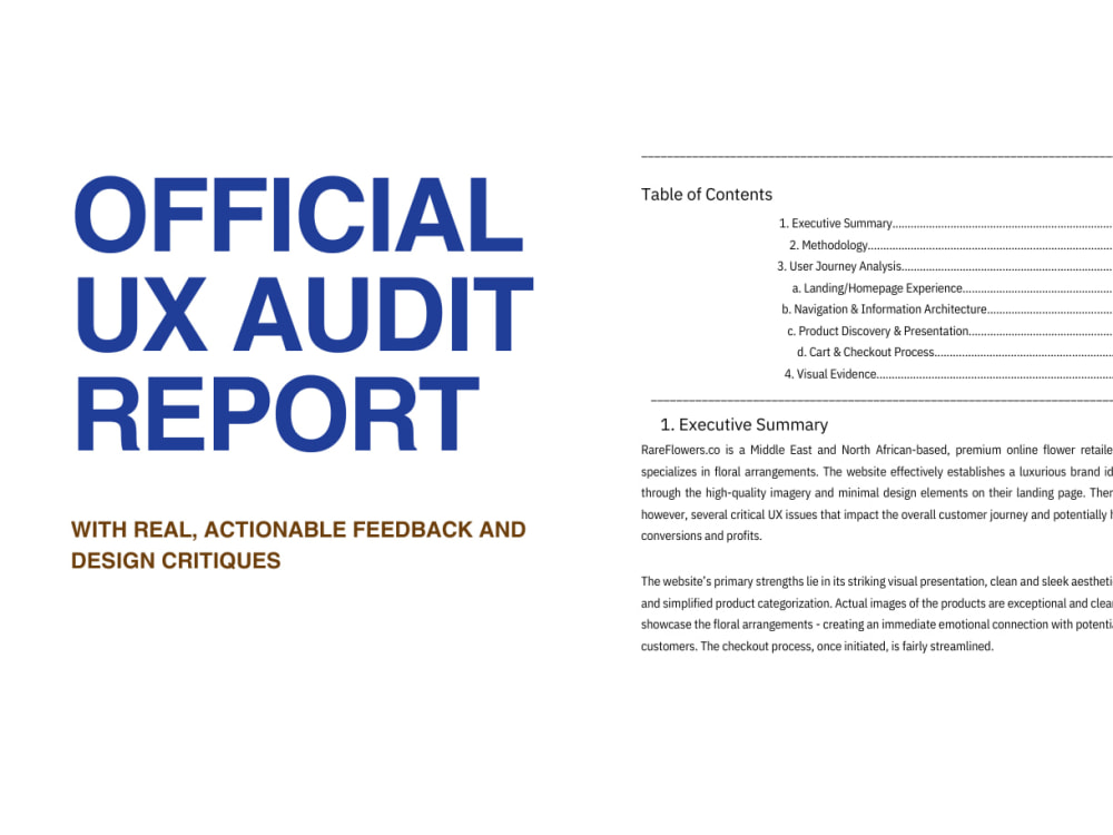 UX/UI Audit Review of Mobile App or Website | Upwork