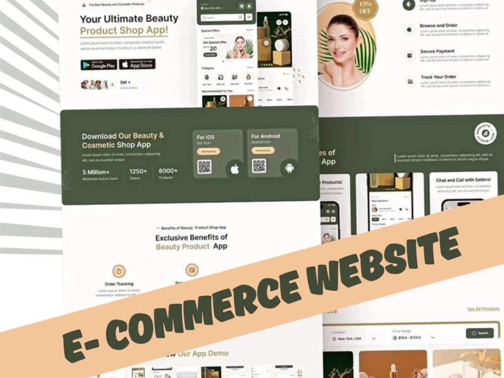 Beauty & Cosmetics E-Commerce Website + Mobile App | Upwork