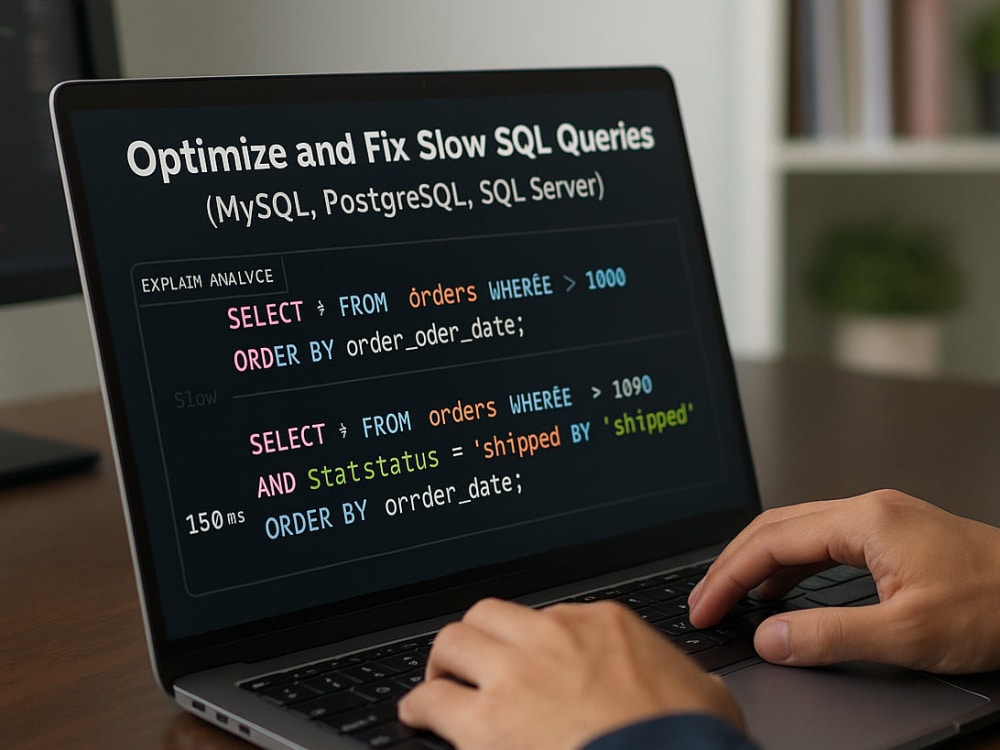 Optimize and Fix Slow SQL Queries (MySQL, PostgreSQL, SQL Server) | Upwork