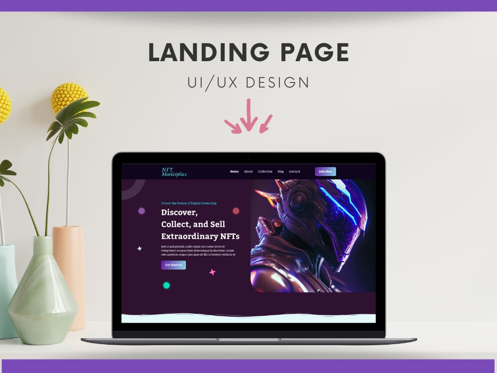 Responsive Website Landing Page UI | Figma | User-Centered Design | SaaS | Upwork