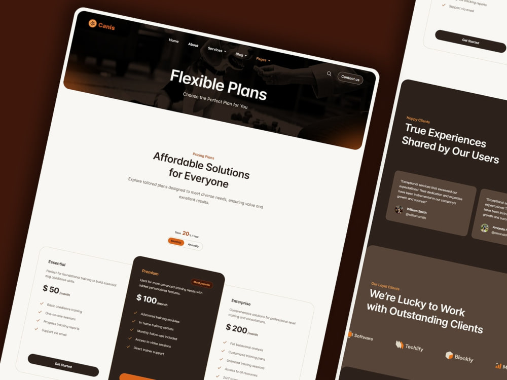 A stunning website design for your service-based business | Upwork