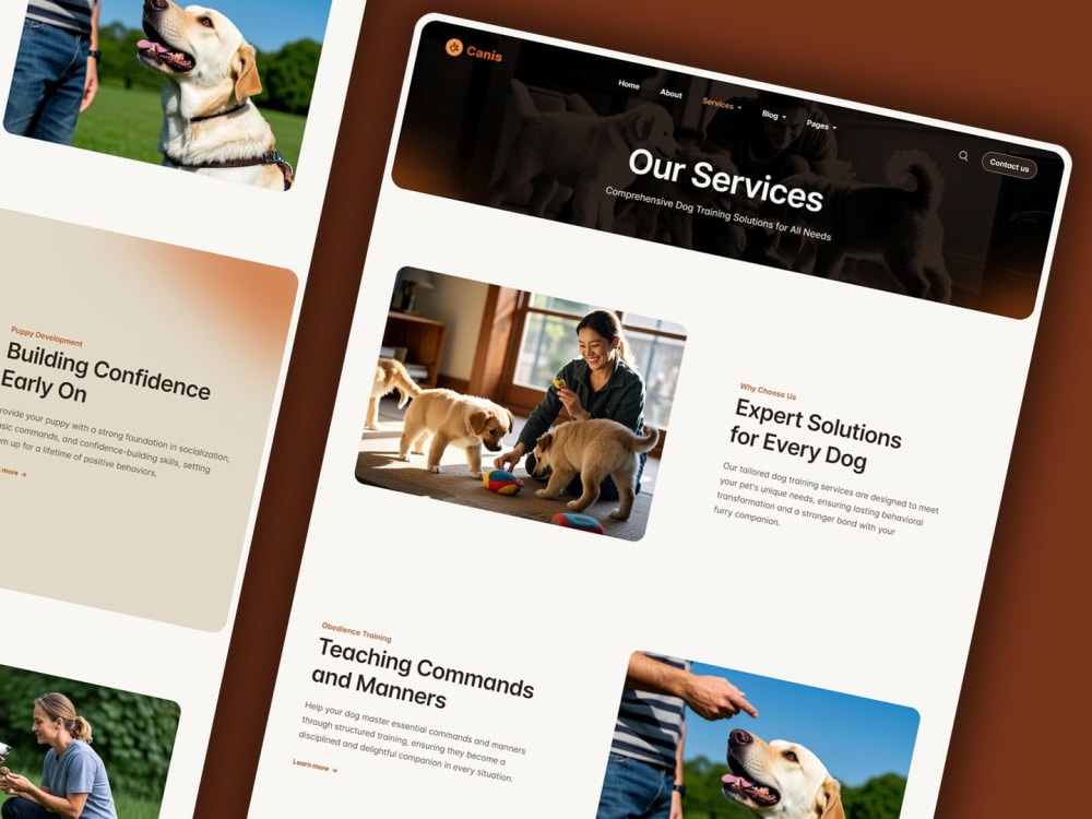 A stunning website design for your service-based business | Upwork