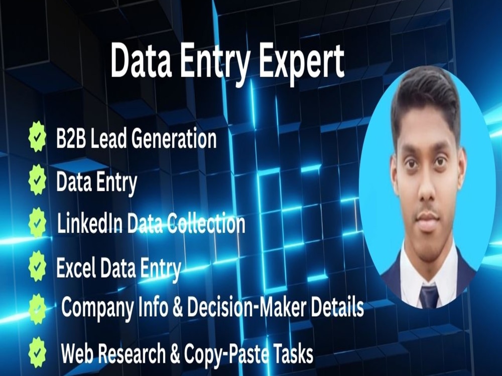 B2B Lead Generation | Data Entry Specialist | Excel & Google Sheets ...