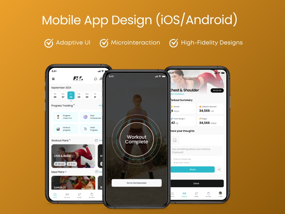 A User-Friendly, Mobile-First App UI/UX Design (iOS/Android) | Upwork