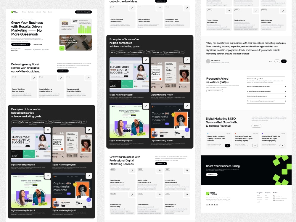 A High Converting Responsive Landing Page Designed in Figma | Upwork
