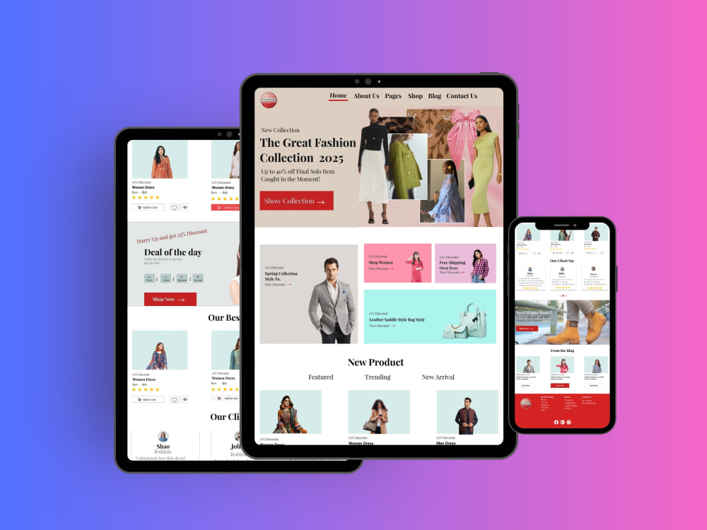 Responsive App UI Design | Mobile, Tablet, Desktop (XD & Figma). | Upwork