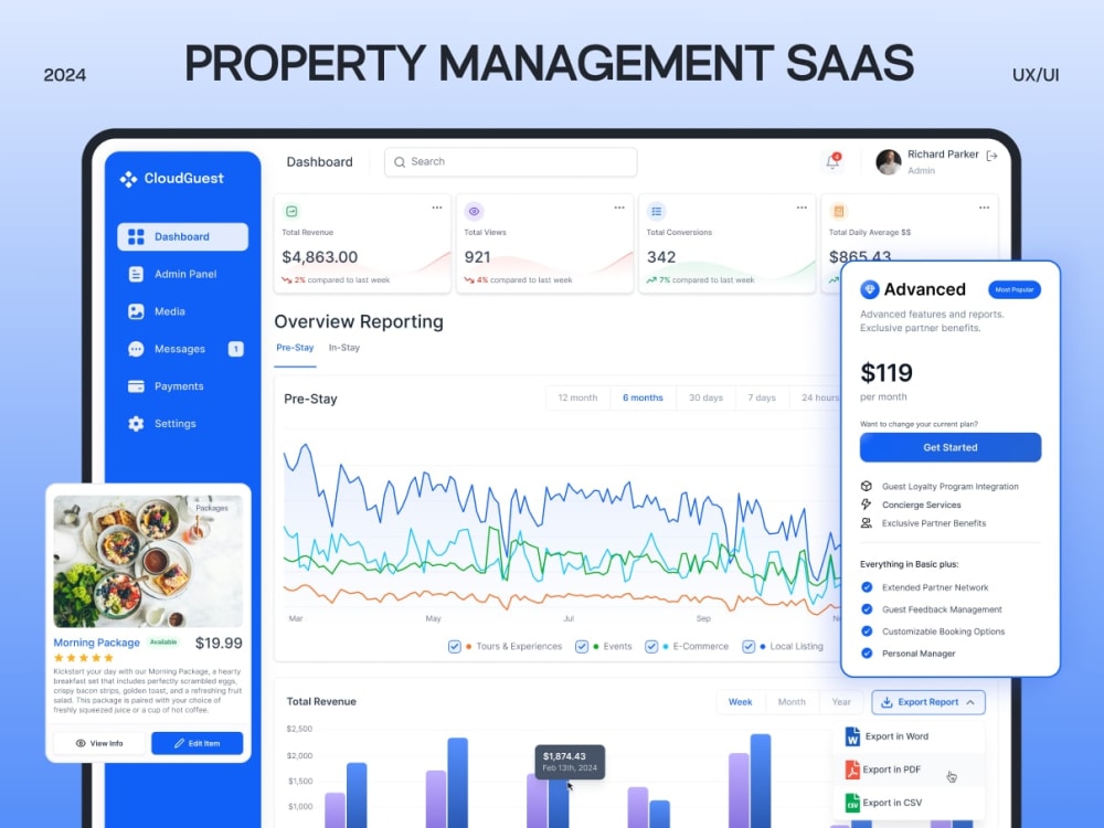 Dashboard UX/UI Design | Analytics Dashboard UI UX Designer SaaS ...