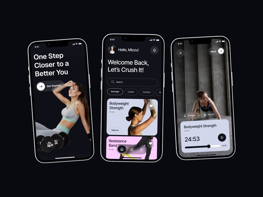Modern Mobile App Design with Mockup UI UX in Figma | Upwork
