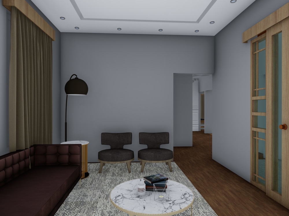 2D AutoCAD Drawing ,3D model with rendering images & Video animation ...