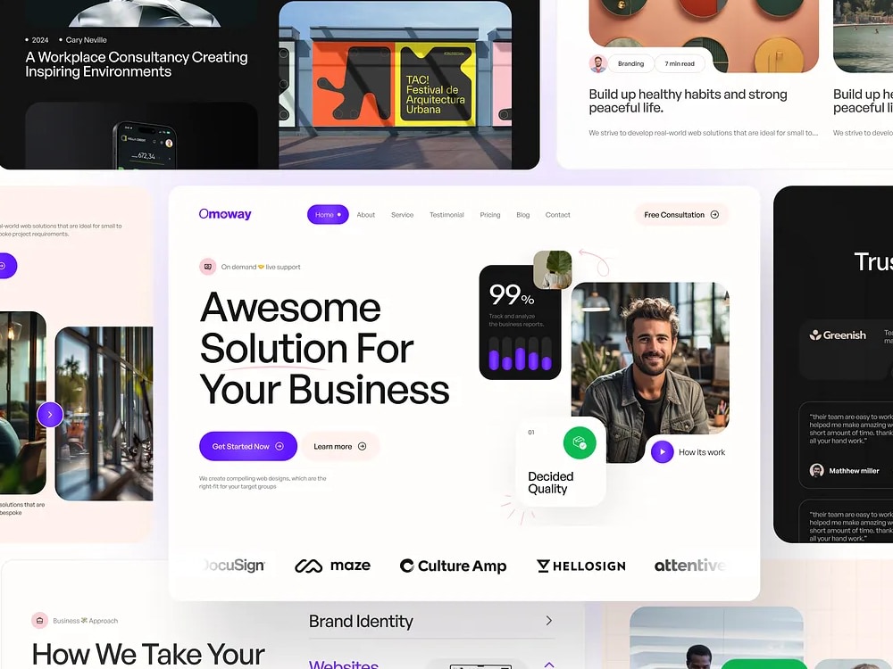 A Professional, High-Converting Agency Website UI/UX Design in Figma | Upwork