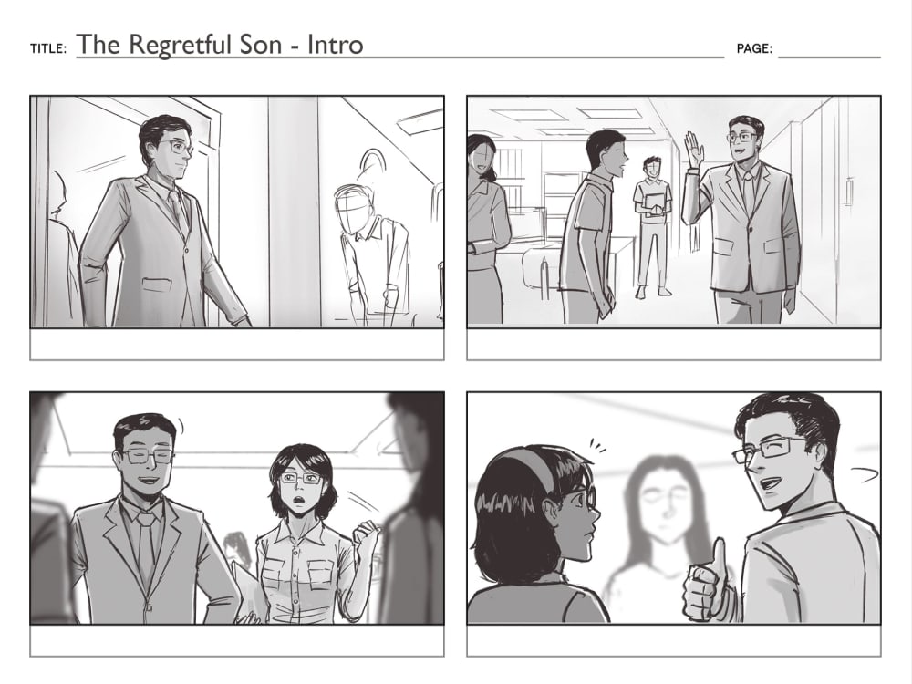 Storyboards to visualize your amazing stories. | Upwork