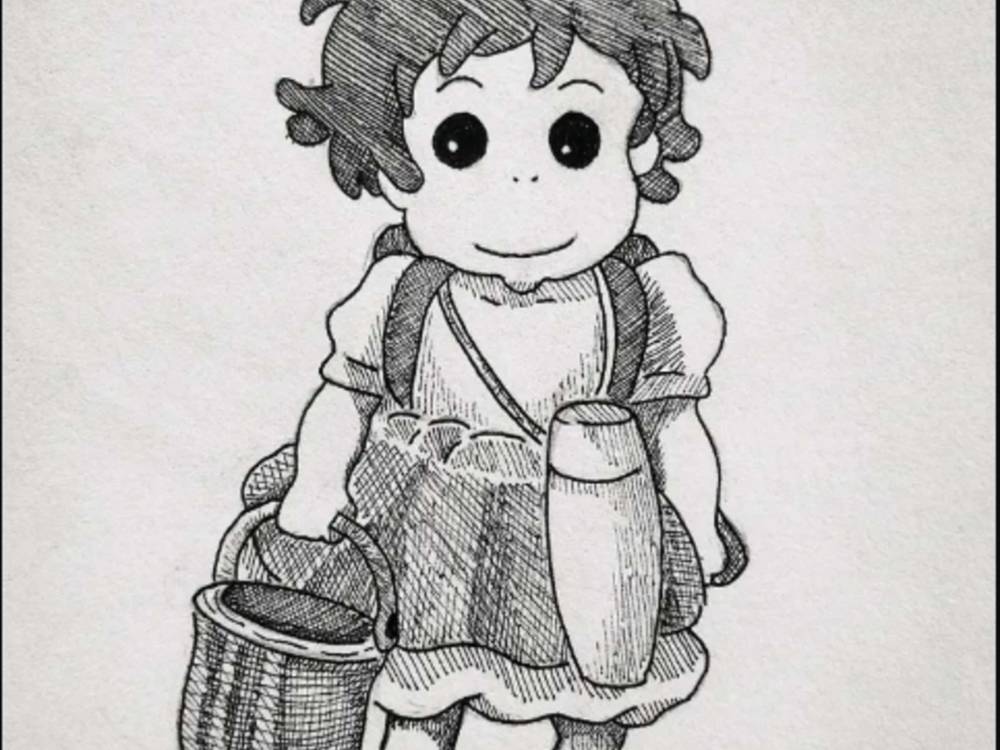 Hand - Drawn sketch illustration with cross-hatching style | Upwork