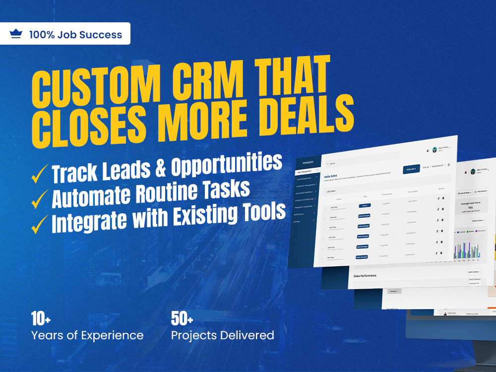 CRM Development | Full Stack Developer with 5+ Years of Real Client ...