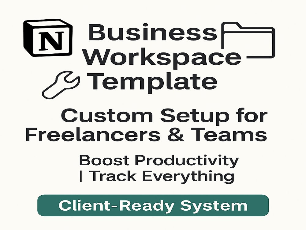 Notion Template |Notion setup |Notion Workspace | Notion |Notion Consultant | Upwork
