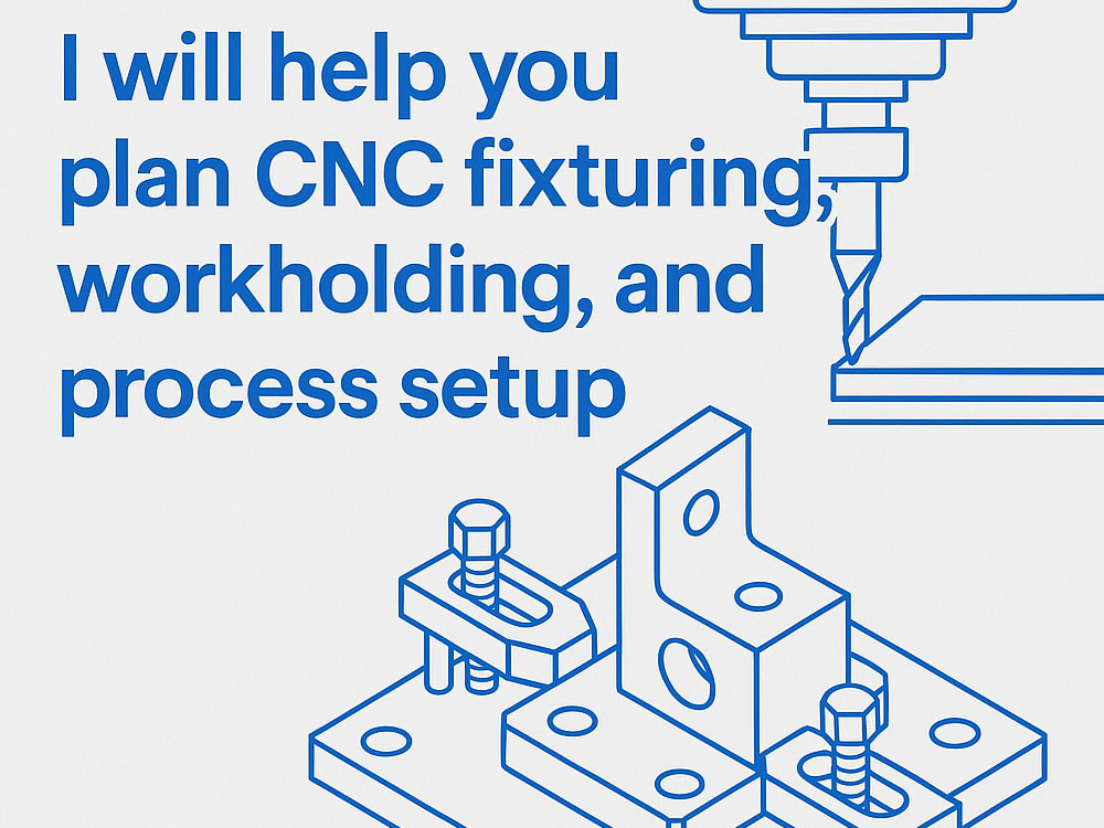A plan for CNC Fixturing, Work Holding, and Process Setup | Upwork