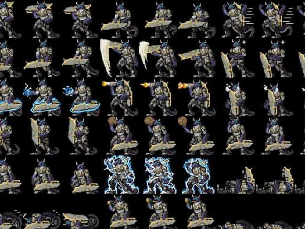 2D pixel art character animation 2D pixel character sprite sheet 2D ...