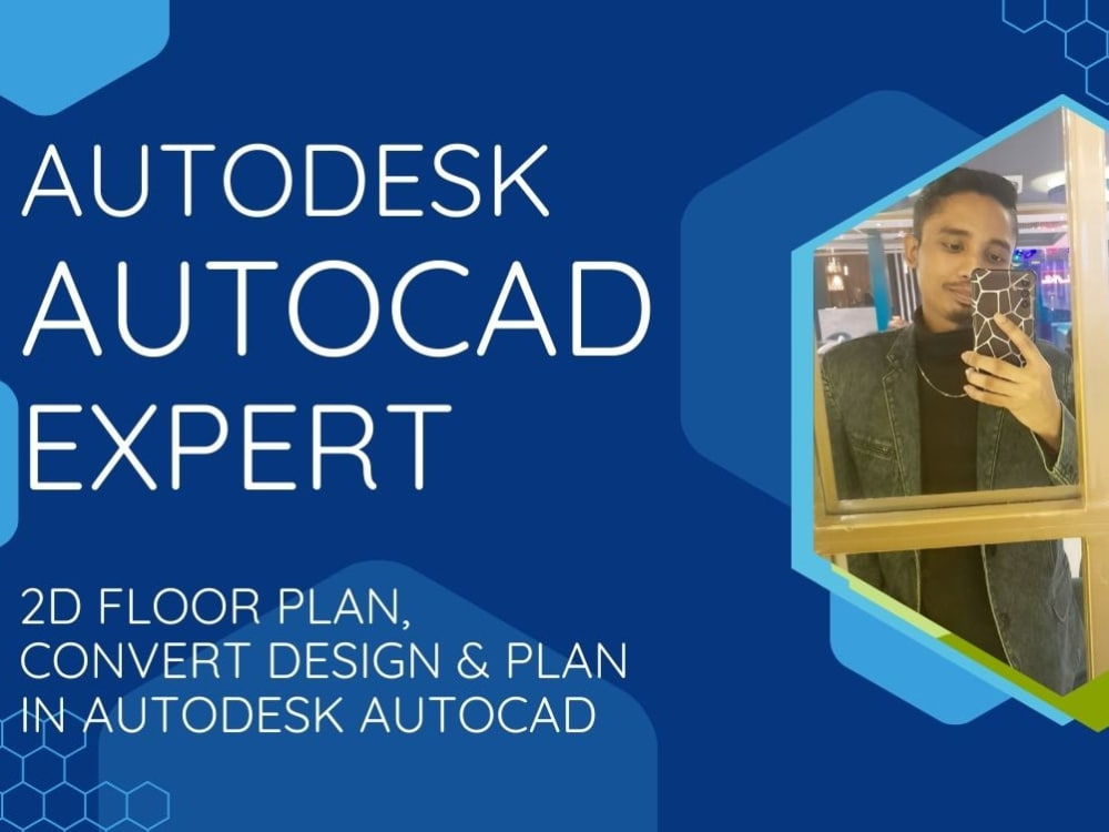 FLOOR PLANNING IN AUTODESK AUTOCAD.CONVERT ANY FLOOR DESIGN IN AUTOCAD ...
